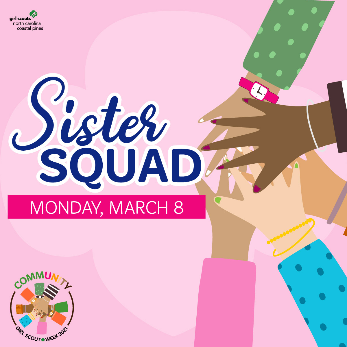 Girl Scout Week 2021: commUNITY – Blog – Girl Scouts NC Coastal Pines