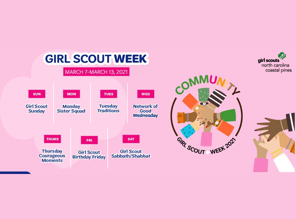 Girl Scout Week 2021: commUNITY – Blog – Girl Scouts NC Coastal Pines