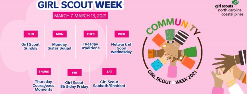 Girl Scout Week 2021: commUNITY – Blog – Girl Scouts NC Coastal Pines
